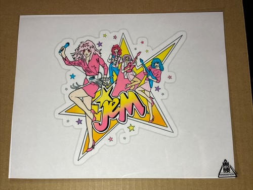 JEM AND THE HOLOGRAMS animation Cel Print PUBLICITY Cels Concept Art ...