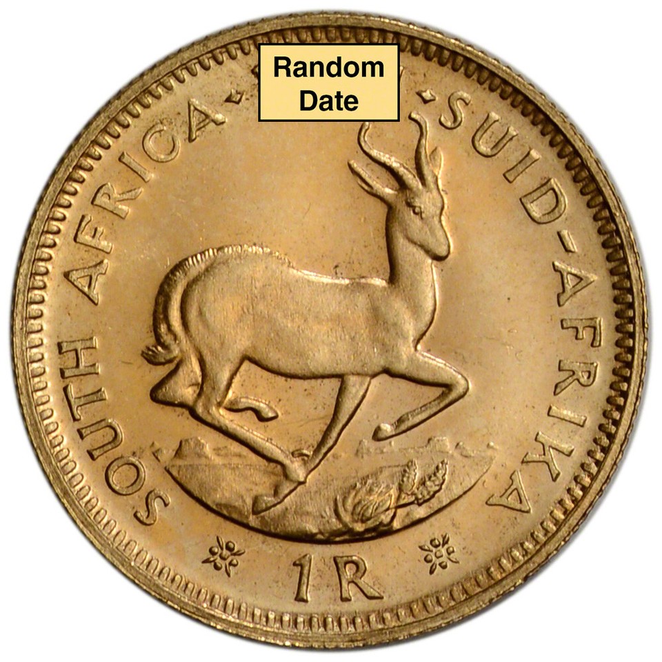 South Africa Gold 1 Rand .1178 oz - BU/Proof - 1961 - 1983 | eBay