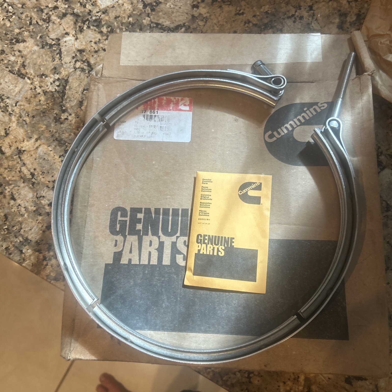 Cummins 2871861 Clamp V Band OEM Brand New Free Shipping | eBay