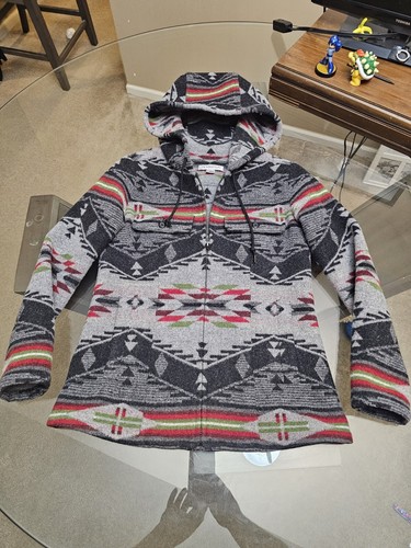 Vintage Pendleton Navajo Hooded Jacket made in USA XS Southwest pattern | eBay