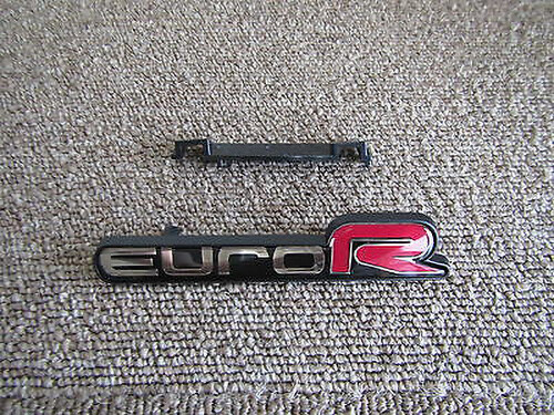 HONDA GENUINE OEM ACCORD EURO R EMBLEM SET ☆ 75731-SEA-R01&75732-SEA ...