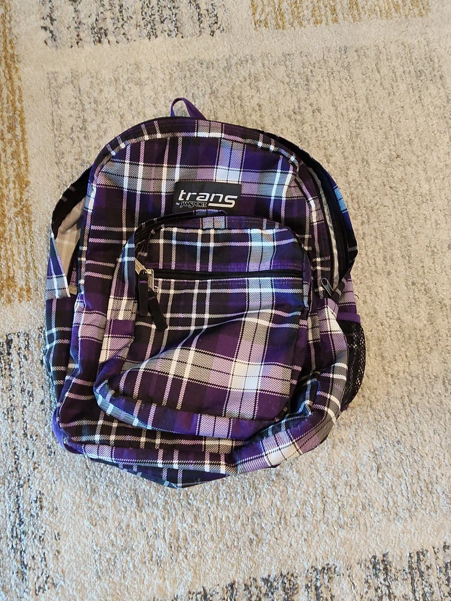 Jansport Backpacks Blue Plaid