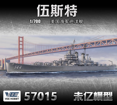VEE HOBBY V57015 1/700 SCALE USS WORCESTER CL-144 CRUISER MODEL KIT | eBay
