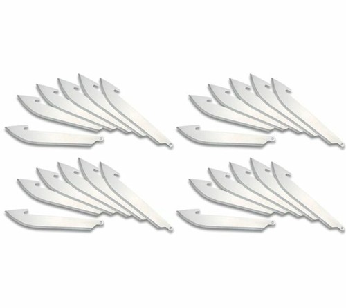 outdoor edge replacement 3.5 razorsafe knife blades pieces drop-point 3 ...