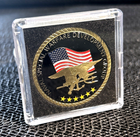 CHALLENGE COIN US NAVY SEAL TEAM SIX (6) DEVGRU w/2x2 ST CASE! | eBay