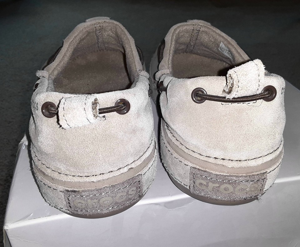 Women's Suede Crocs! New! Sz 9 Wide! | eBay