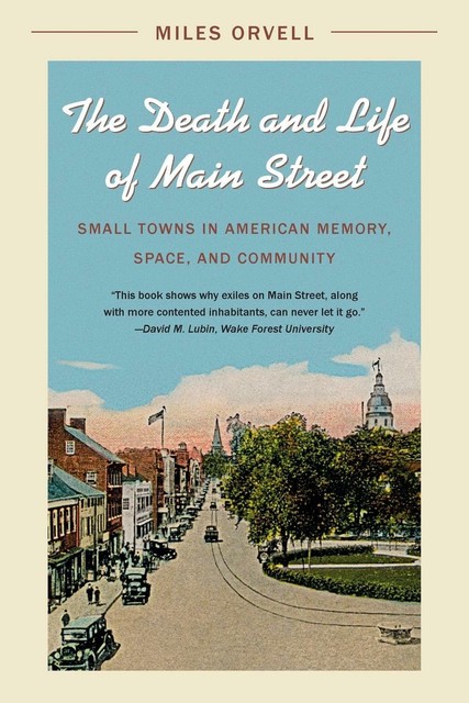 The Death And Life of Main Street von Miles Orvell (2014, Taschenbuch ...