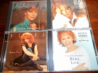 4 Reba McEntire CD's Starting Over+Read My Mind+It's Your Call+Live ...