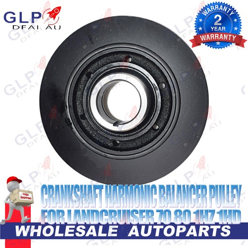 1340817010 Crankshaft Harmonic Balancer Pulley For LandCruiser 70 80 ...