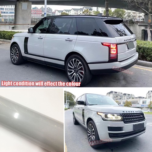 80FT Stretch Full Car Truck Wrap L Grey Gloss Crystal Paint SUV Vinyl ...