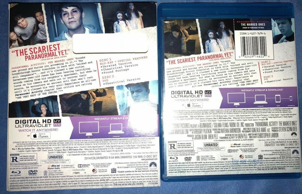 The Marked Ones (Blu Ray and Dvd ONLY) | eBay