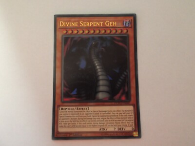 Yu-Gi-Oh! "DIVINE SERPENT GEH" #Dark 1st Edition Hologram Trading Card ...