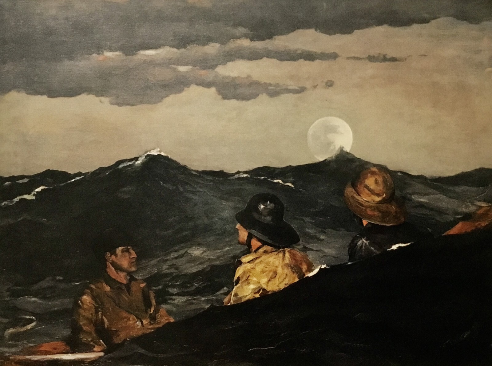 Winslow Homer Kissing The Moon Custom Framed Print | eBay