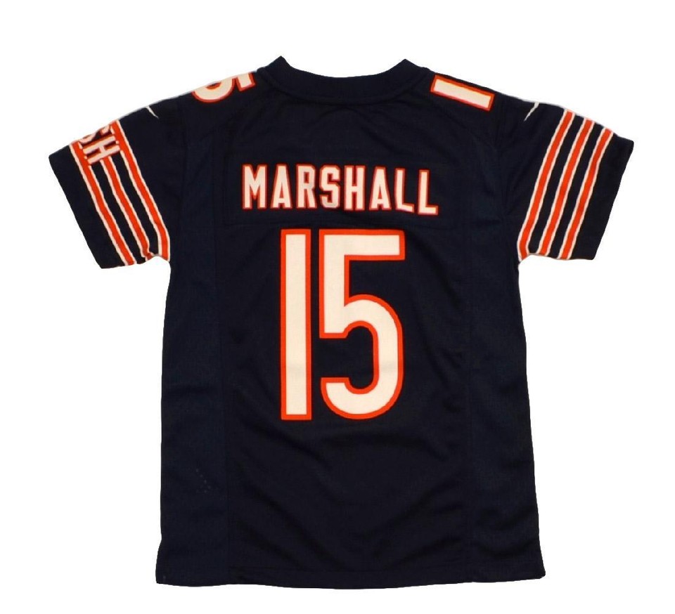 Boys NFL Chicago Bears # 15 Brandon Marshall Official Jersey Size Youth ...
