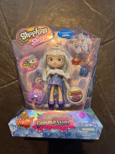 Shopkins Shoppies Gemma Stone Doll Figure Toy Rare Collectable Doll New ...