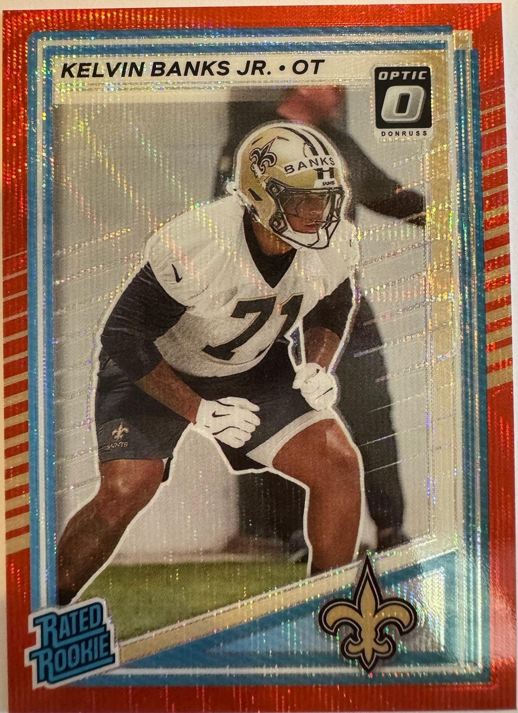 2025 Panini Donruss - Rated Rookie Kelvin Banks Jr. #372 Optic Preview ...