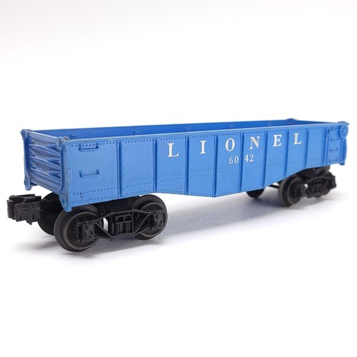 Lionel 6042 O Scale Blue Open Fishbelly Gondola Train Car Vintage ...