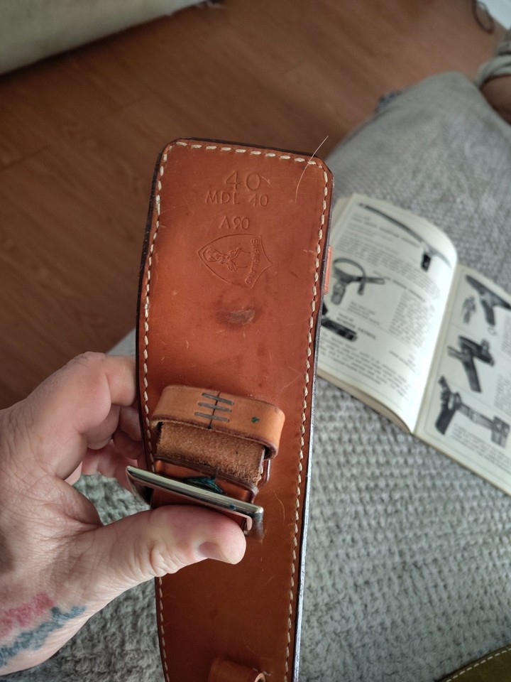 Fast Draw Western Gun Belt -Vintage Leather-hand Made- Safariland | eBay