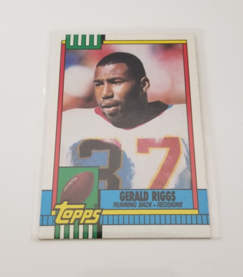 Gerald Riggs #122 Topps 1990 NFL Football Card Washington Redskins | eBay
