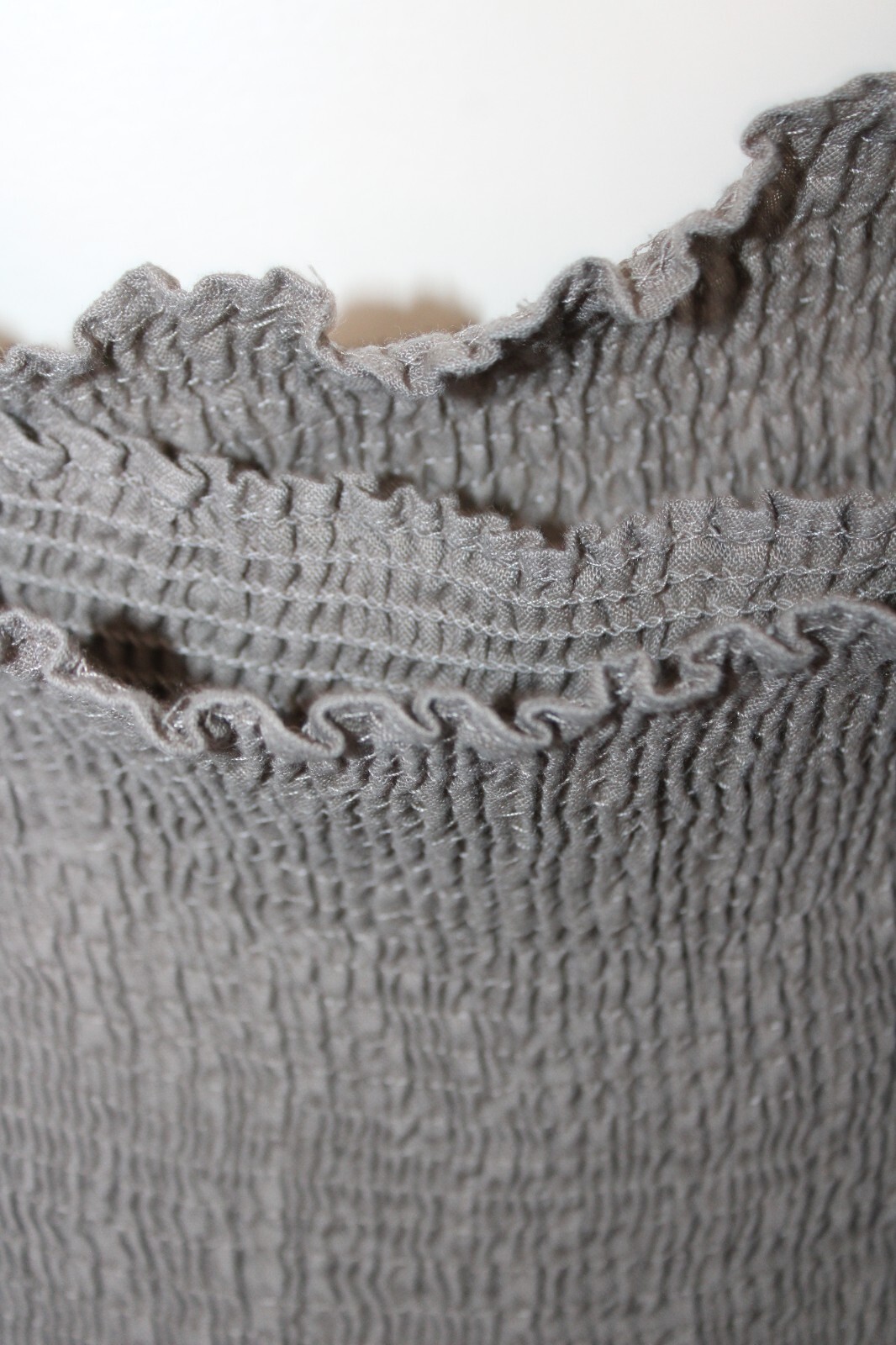 Paper Shadow Midi Linen Smock Dress Size 12 Grey Black Removable Straps ...