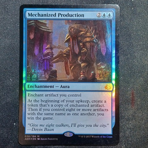 Mechanized Production - Foil - Aether Revolt (Magic/MTG) | eBay