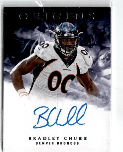 2018 Origins #RA-BC Bradley Chubb Autograph Denver Broncos | eBay