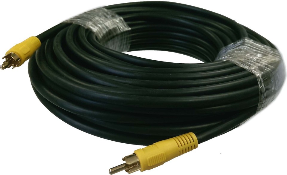 Cable Coax Coaxial RCA 1:1 Audio Composite Video RG59 75FT C2G 27643 | eBay