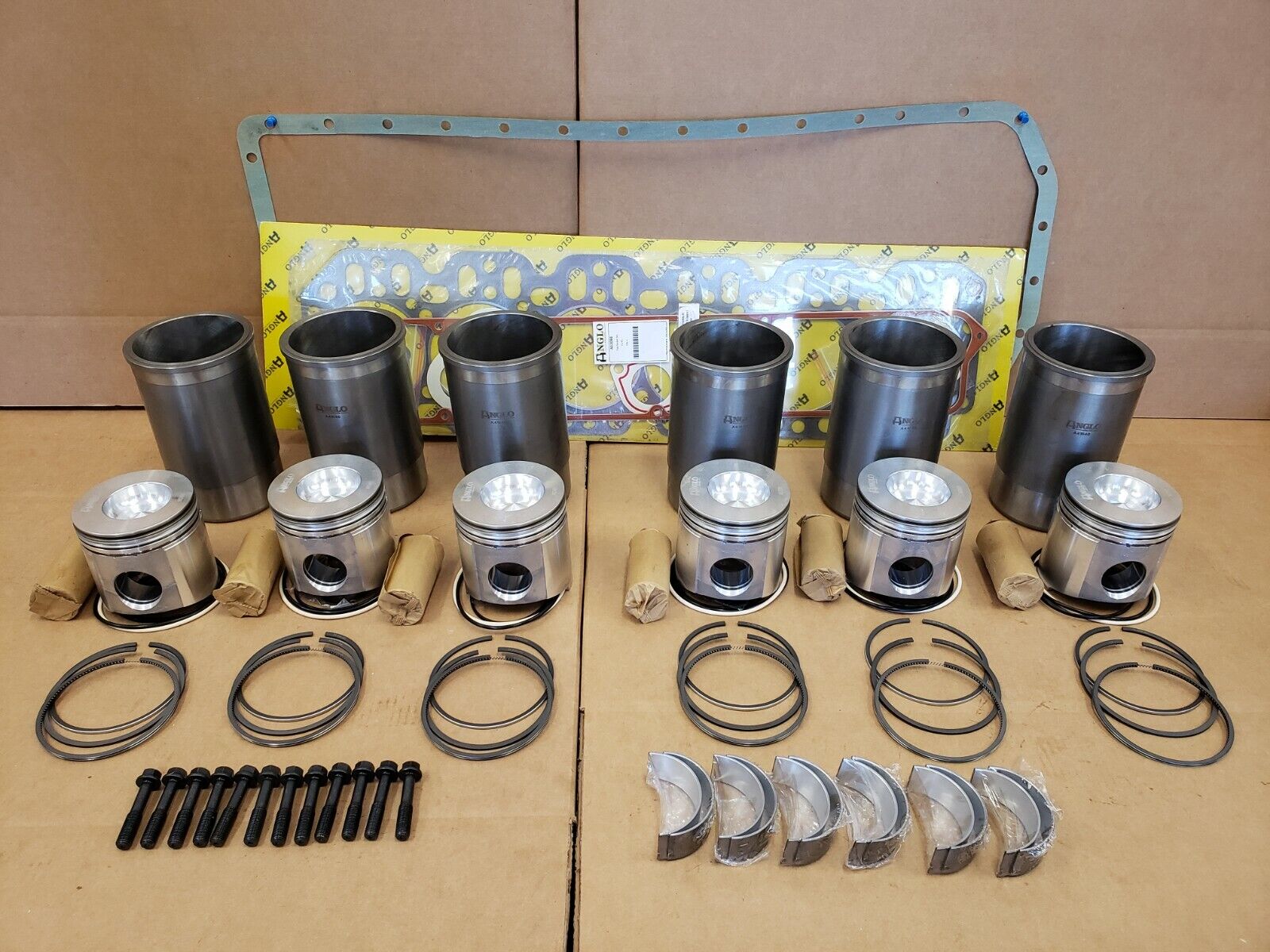 INFRAME ENGINE OVERHAUL KIT comp w John Deere® 6.359T TURBO 710C 9400 ...