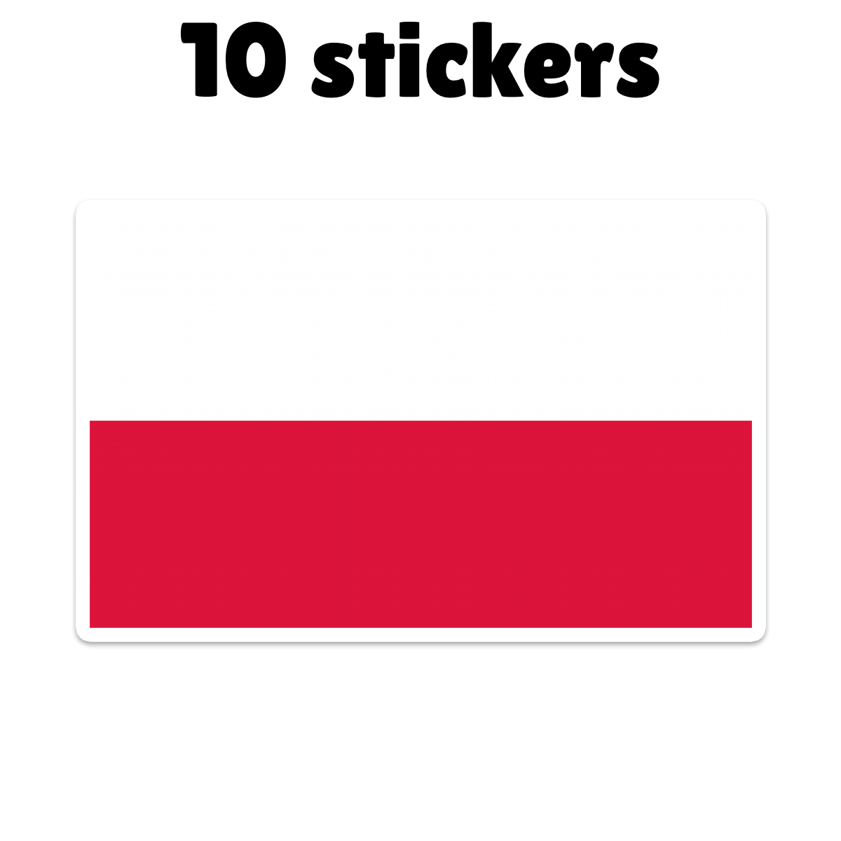 Poland Flag Sticker Decal Vinyl Fade & Waterproof | eBay Australia