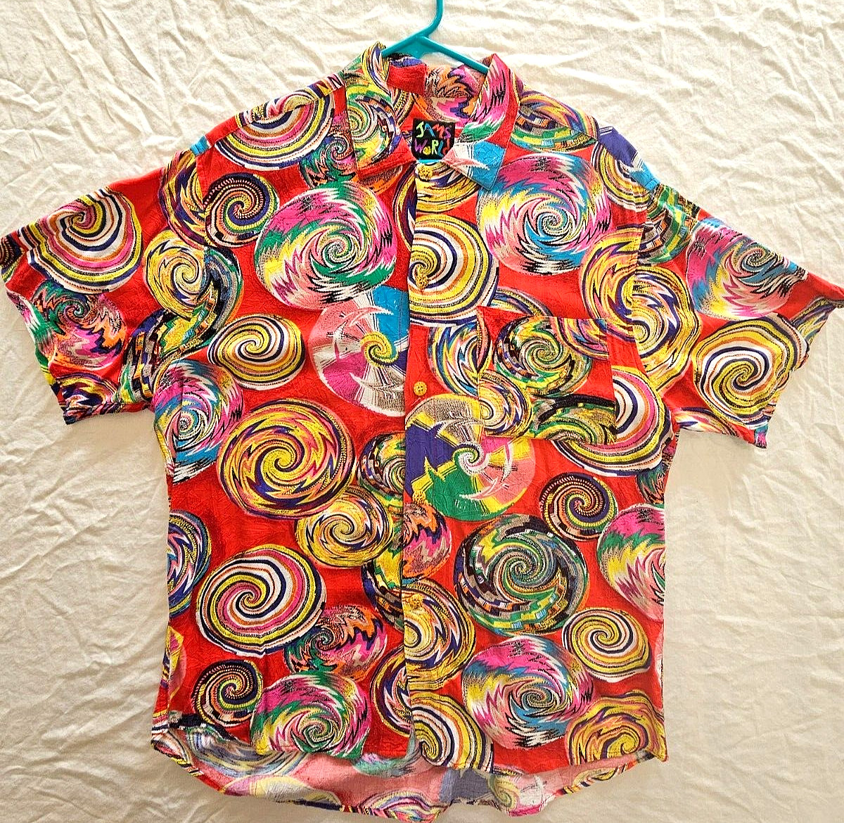 RARE JAMS WORLD VTG 80s Pinwheels Hopi Native America… - Gem