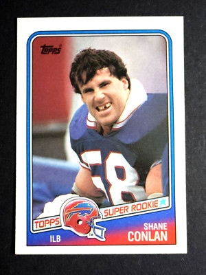 1988 TOPPS FOOTBALL #232 SHANE CONLAN ROOKIE *B* BUFFALO BILLS *NRMT ...