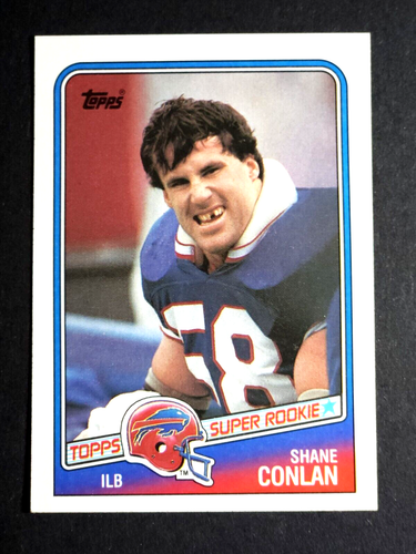 1988 TOPPS FOOTBALL #232 SHANE CONLAN ROOKIE *B* BUFFALO BILLS *NRMT ...