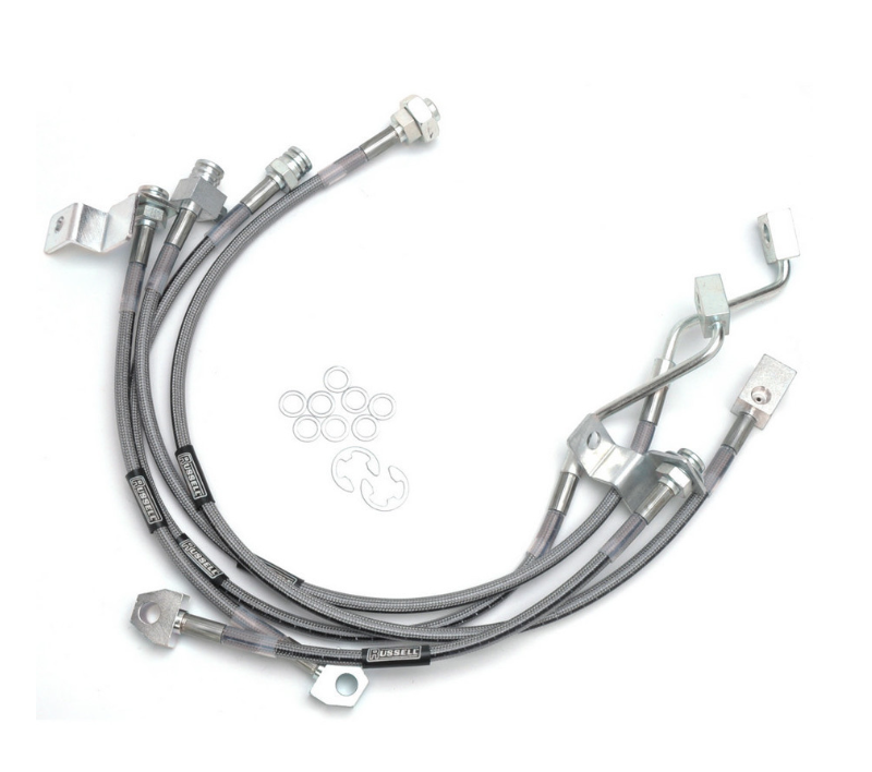 RUSSELL RUS696490 Street Legal Brake Line Kit DOT for 99-06 Ford F250 ...