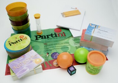 BOGO PARTINI GAME EXTRA PARTS PIECES HASBRO CARDS TIMER MODELING ...