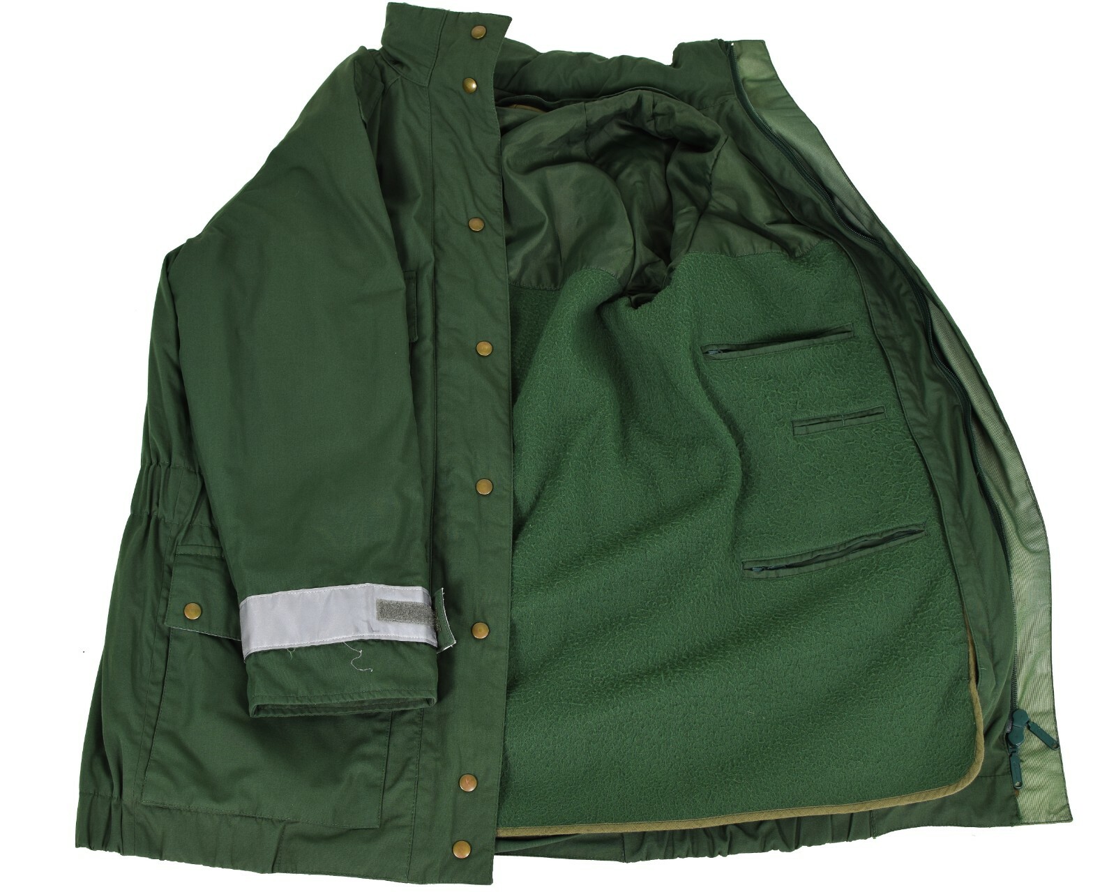 Genuine German police jacket GoreTex green waterproof BGS parka | eBay