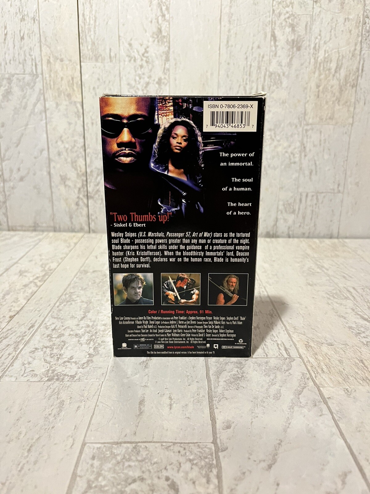 Blade VHS!!! (1998) Wesley Snipes!!! Vampires!!! Kris Kristofferson ...