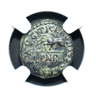 CLAUDIUS, AD 41-54, AE QUADRANS---NGC CERTIFIED---513--- | eBay