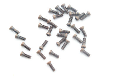 Screw 30pcs M2*6mm Black Alloy Steel Flat Head Countersunk Hex Screw | eBay