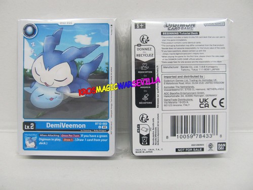 DIGIMON BEGINNING TUTORIAL DECK SEALED NYCC ENGLISH NM DemiVeemon ...