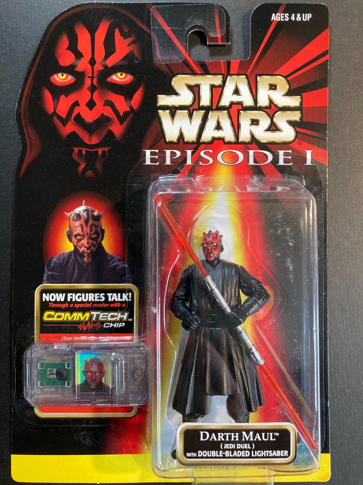 Hasbro 1998 Darth Maul Episode 1 with Double-bladed Lightsaber with ...