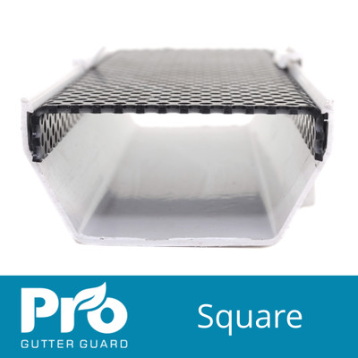 SAMPLES - Pro Gutter Guard - Square 114mm - Leaf Guards - Blocked ...