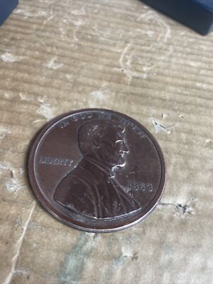 1863 Penny Lincoln's Gettysburg Address Commemorative 3" Copper Penny ...
