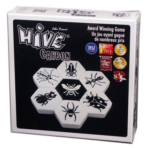 Gen42 Games TCI008SZG Hive Carbon Tabletop Game, White, Full-Size ...