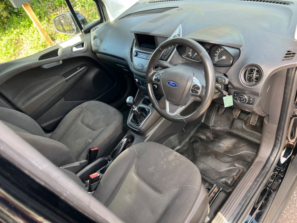 FORD TRANSIT COURIER LIMITED 1.5 TDCI EU6 SMALL VAN 2019 69 PLATE BLACK ...