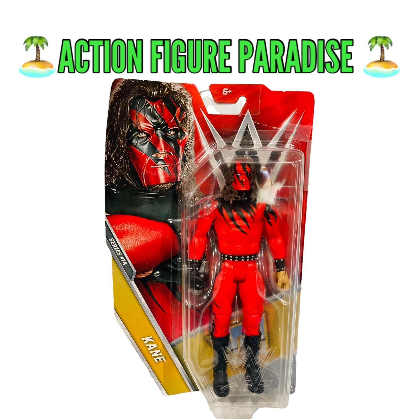 Kane WWE Mattel Basic Series 74 2017 Mattel 1997 Debut Look NIB | eBay