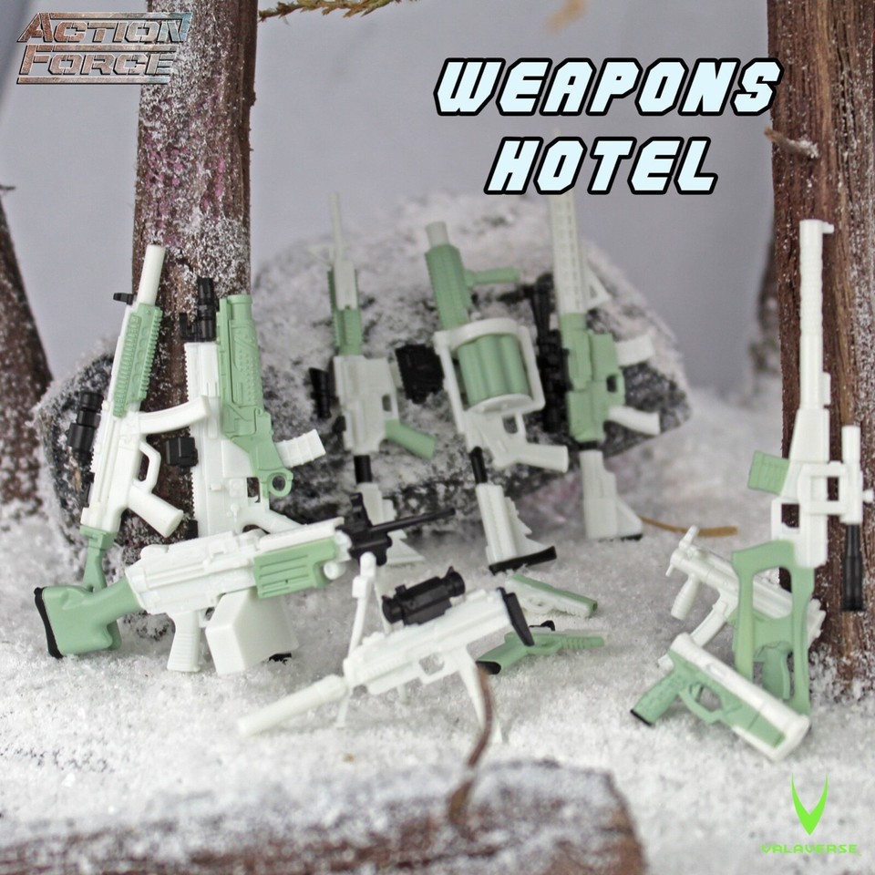 Valaverse Action Force: Weapons Pack Hotel | eBay