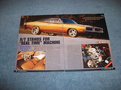 1969 Dodge Charger R/T Resto-Mod Article "R/T Stands for "Real Time ...