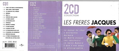 DOUBLE CD DIGIPACK 32 TITRES LES FRERES JACQUES BEST OF 1999 COLLECTION ...