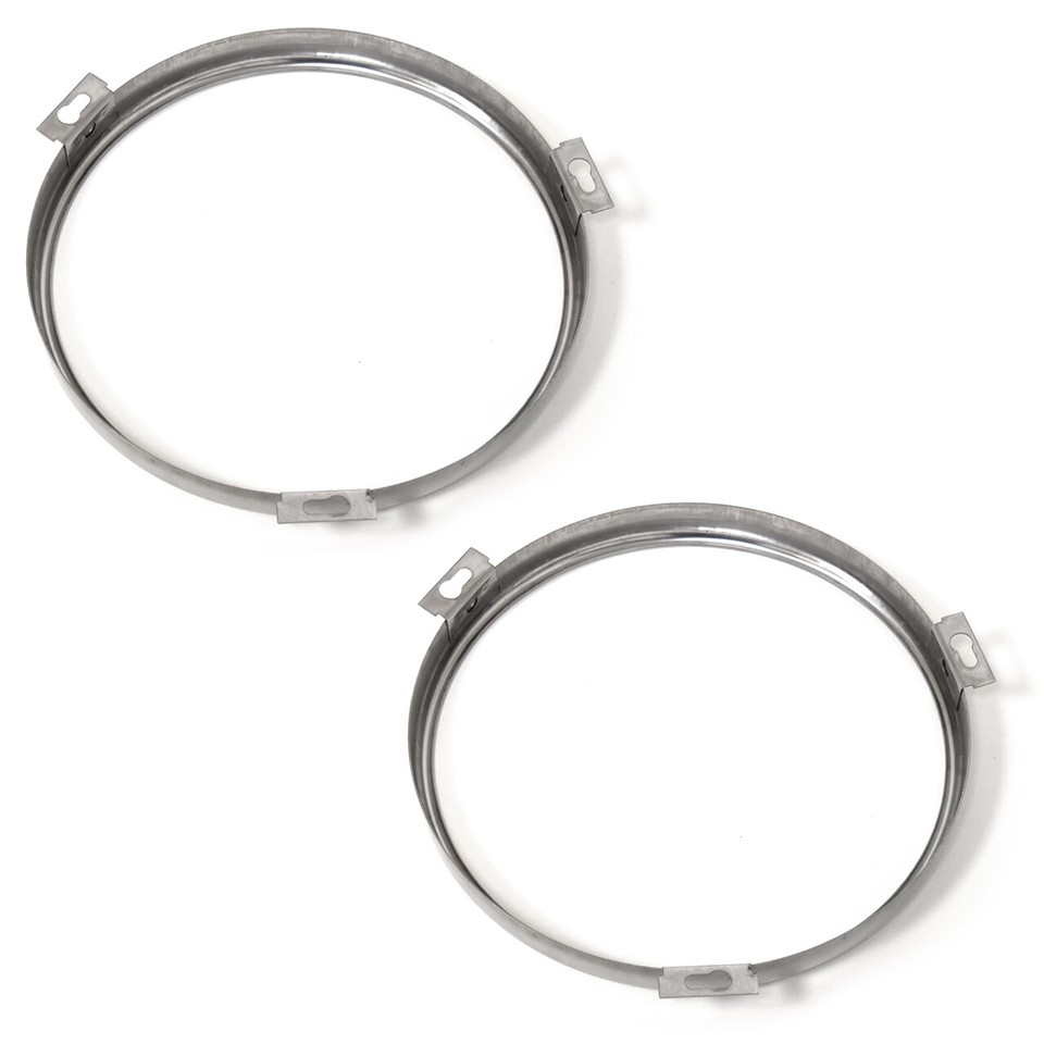 Headlight Retaining Ring 7" Dia. 5/8" Deep PAIR 1953-1966 F-100 Pickup ...