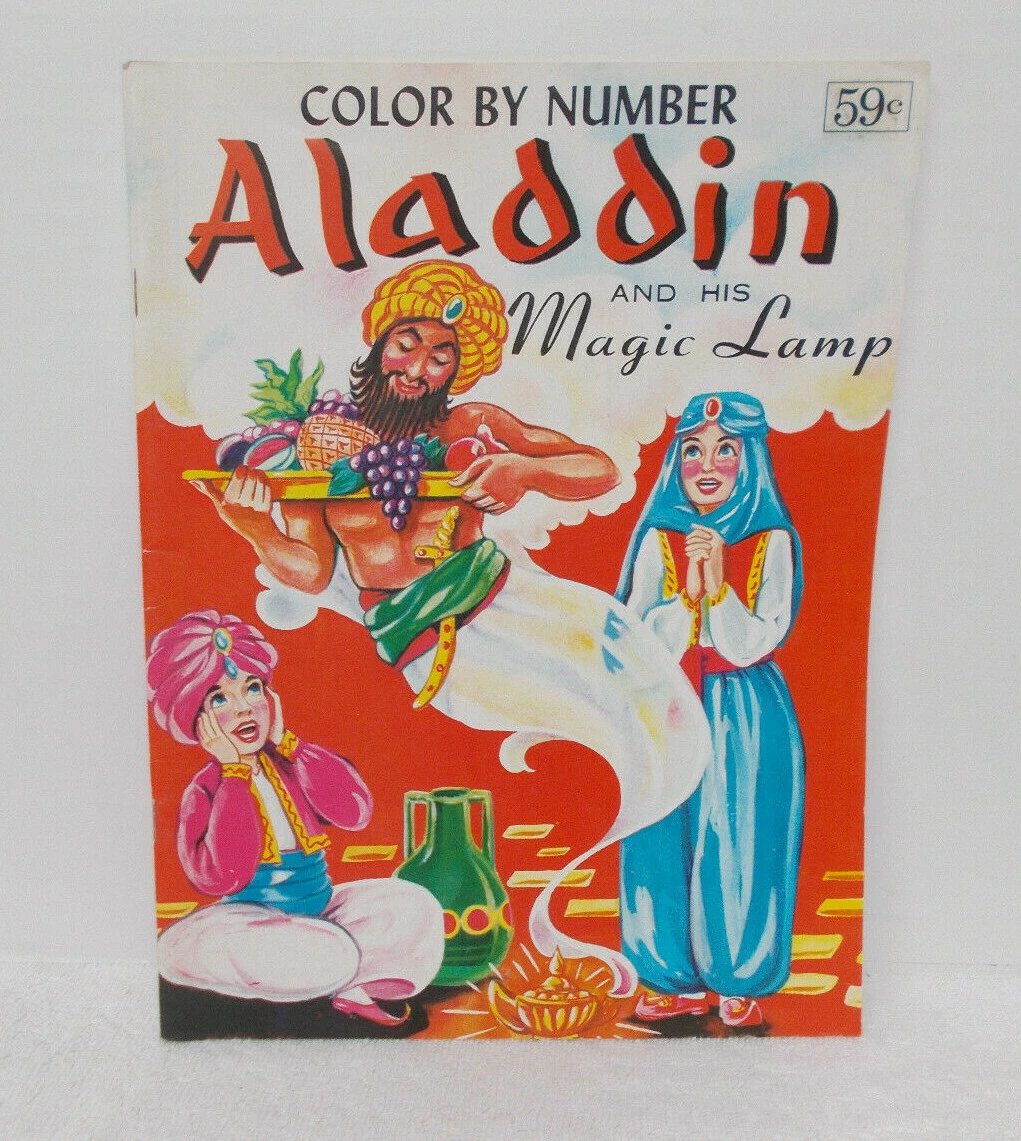 Aladdin And The Magic Lamp Coloring Pages
